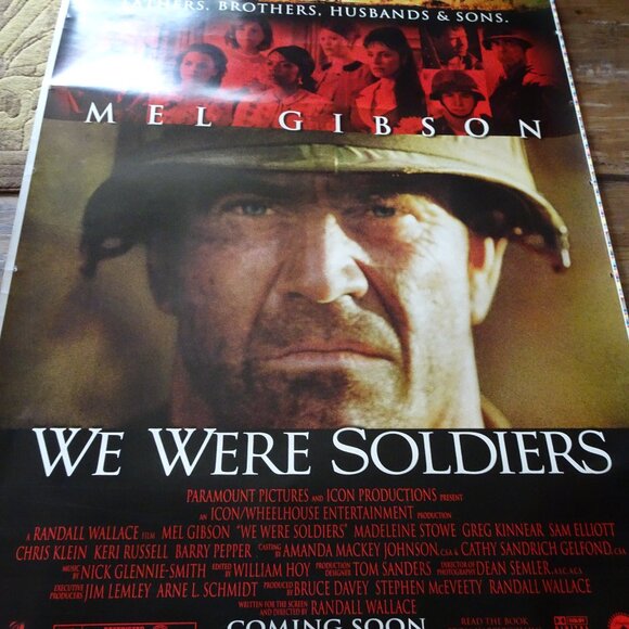 Paramount Pictures | Art | We Were Soldiers Movie Banner With Mel ...